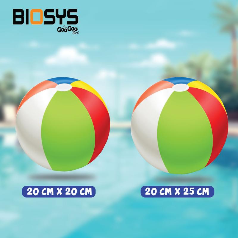 GOOGOO BIRD BOLA PANTAI PELBAGAI SAIZ/ Inflatable Rainbow Beach ...
