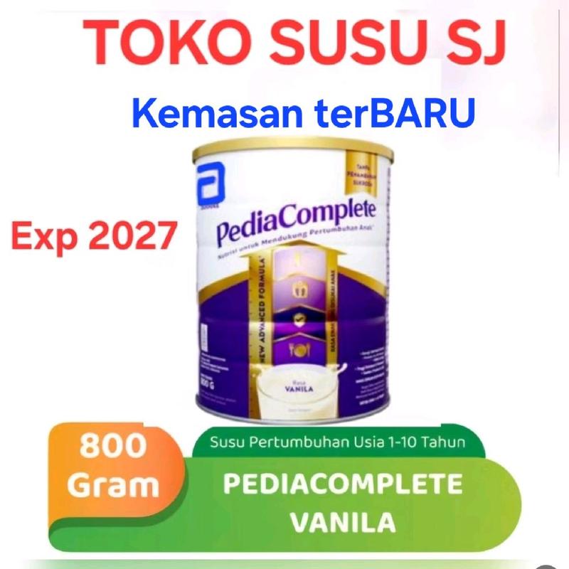 PEDIASURE COMPLETE VANILA 800 GRAM/800GR/VANILLA/dulu 850gr/850 gram ...