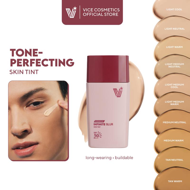 VICE CO. SUNWEAR Infinite Blur Skin Tint SPF 50 PA++++ - TikTok Shop Philippines