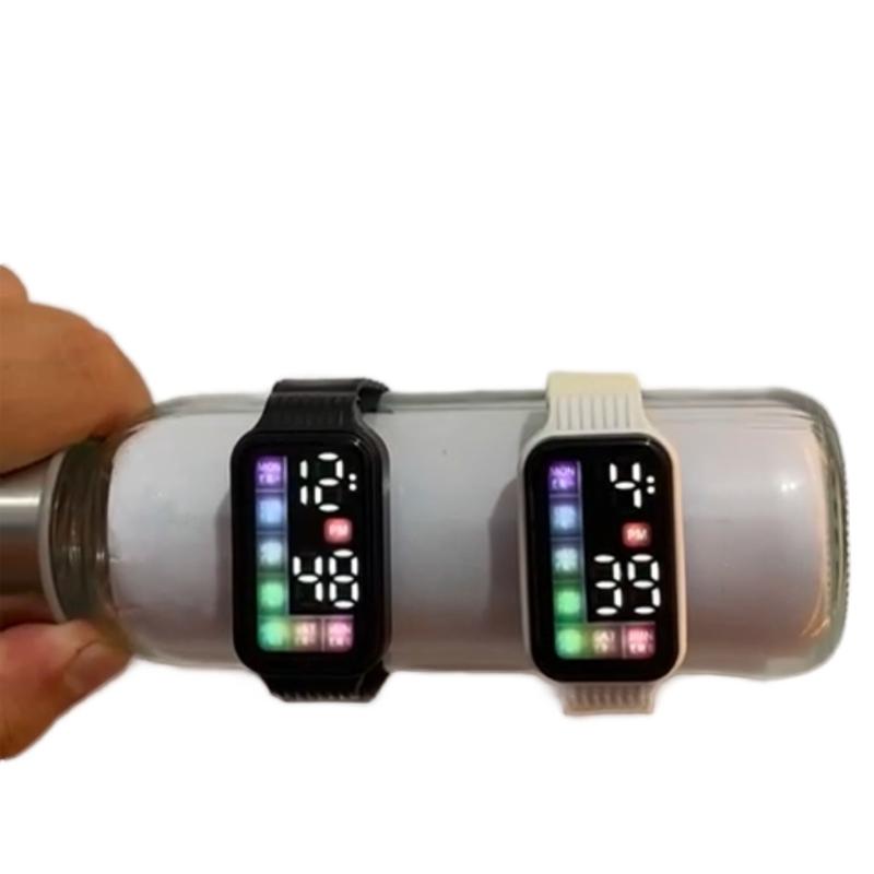 Jam Tangan Digital LED Layar Sentuh Touchscreen Pria Wanita FASHION ...