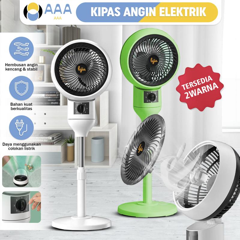 (AAA) Kipas Angin Elektrik Premium Standing Fan Electric Low - Shop ...