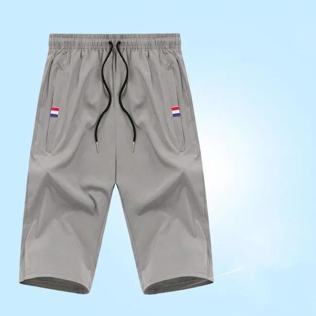 Seluar Pendek Lelaki, Kaki Lurus dan Lebar, Cepat kering, Warna ...
