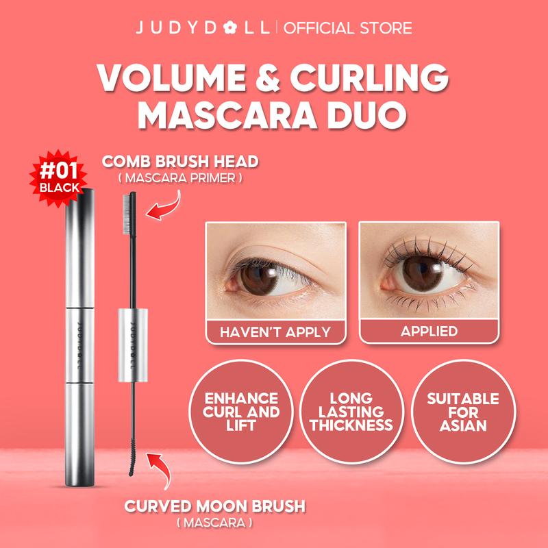 Judydoll Volume Curling Mascara Duo 01 02 Max Tiktok Shop Malaysia