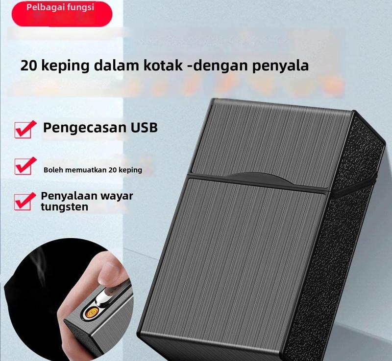 [TRENDI] mancis Kotak Pemantik Api Premium - Muat 20 Unit, Bekas Kedap ...