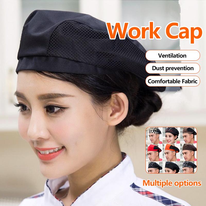 Chef hat work beret fast food hat waitress hotel restaurant topi ...