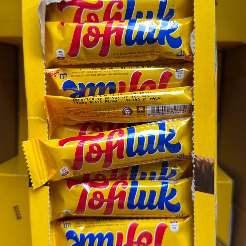 Tofiluk Caramel Halal 48x 10g Coklat Camilan - Food, Snack, Chocolate ...