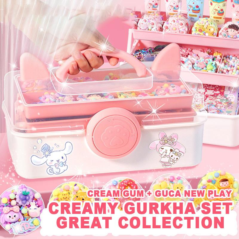 Cream Guka Set Luxury Edition Girls and Children Stickers Guka - TikTok ...
