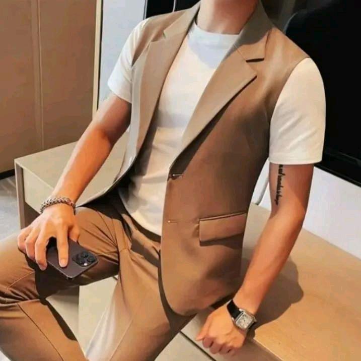 Vest Outer Pria / Rompi Pria Korean Style Terbaru Terrlaris Nyaman ...