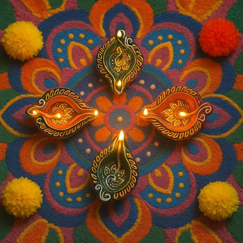 Handmade Deepavali | Festival Terracota Villaku / Oil Lamp / - TikTok ...