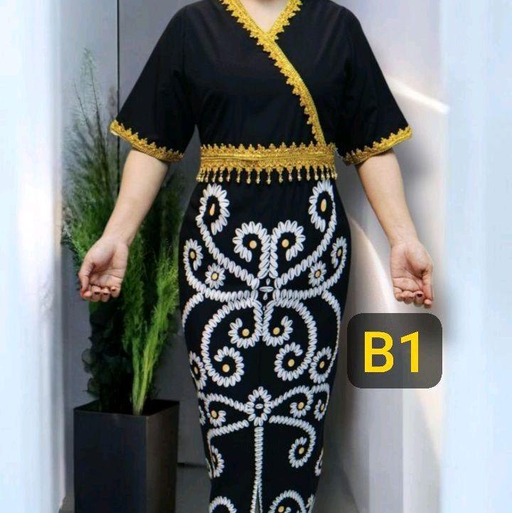 DRESS BURIEK PRINTED MOTIVE SARAWAK - TikTok Shop Malaysia
