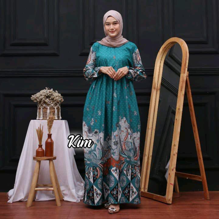 GAMIS BATIK MOTIF AYAM//GAMIS MUSLIM//GAMIS POLYMICRO - Shop | Tokopedia