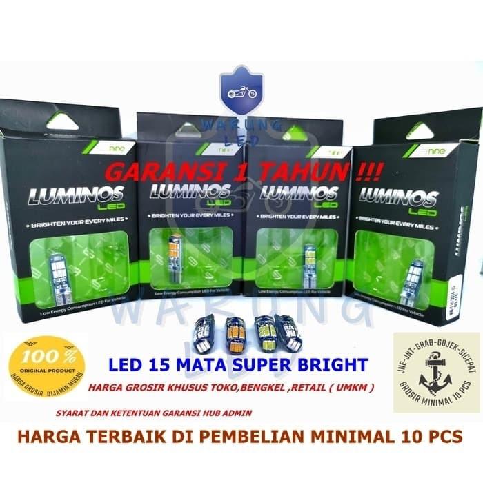 Lampu LED T10 9nine Luminos senja sein plat mundur 15 Titik - Shop ...