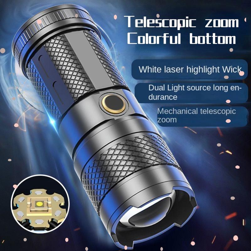 Lampu Suluh Mudah Alih Ultra Terang, Pengecasan LED, Mod USB - TikTok ...