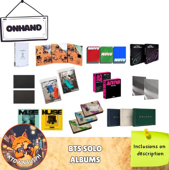[UNSEALED] BTS Solo Albums (Indigo, RPWP, Astronaut, Happy, D-Day ...