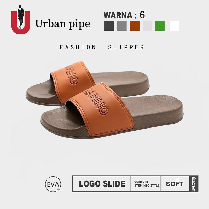 URBAN PIPE EVA Slipper On Slides W/ LOGO High Quality Korean - TikTok ...