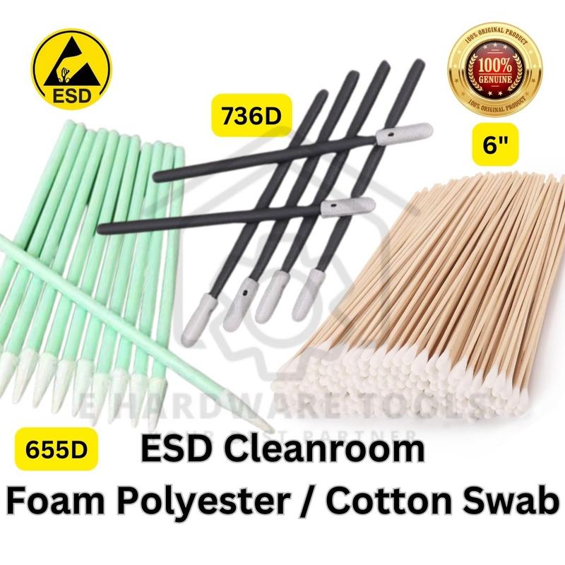 (100pcs/pack) ESD Cleanroom Cotton Bud Cotton Tip Cotton Swa - TikTok ...