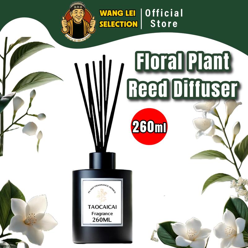 (260ml) Floral Plant Fragrance Flameless Aromatherapy Reed Diffuser ...