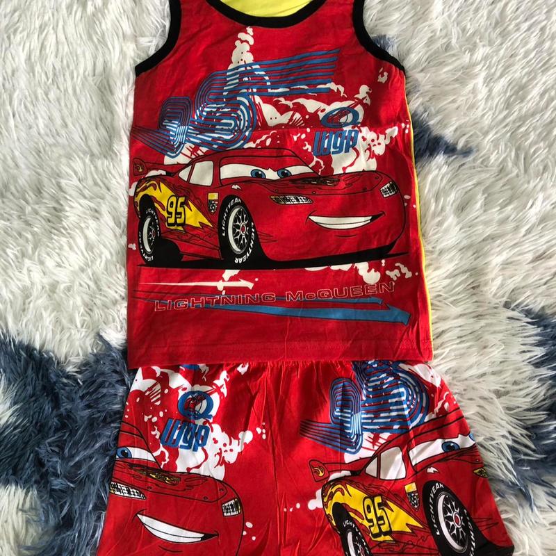 BOY TERNO CARTOON PATTERNS IN VARIOUS COLORS[SANDO AND SHORTS]BOY ...