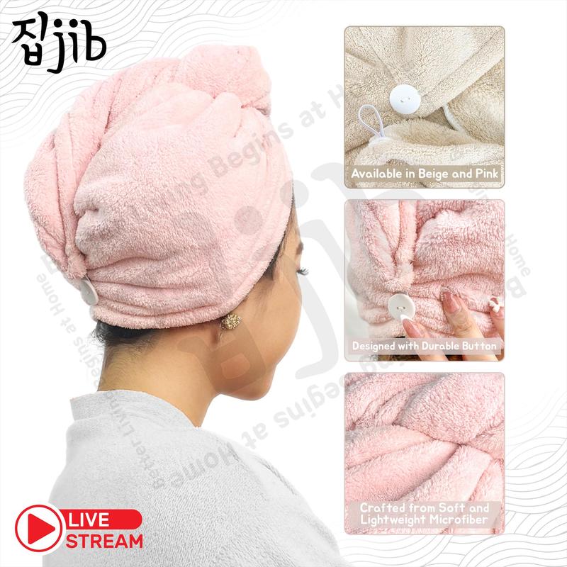 JIB Hair Drying Towel / Handuk Keramas Pengering Rambut / Head - Shop ...