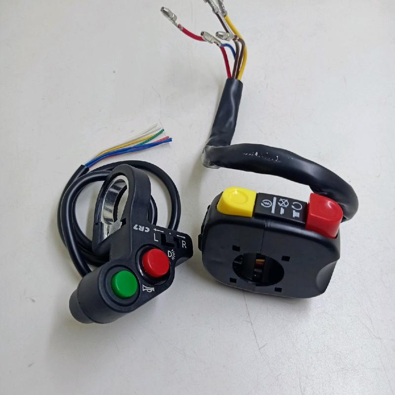 Paket saklar domino kiri+kanan klakson dan dim universal untuk motor ...