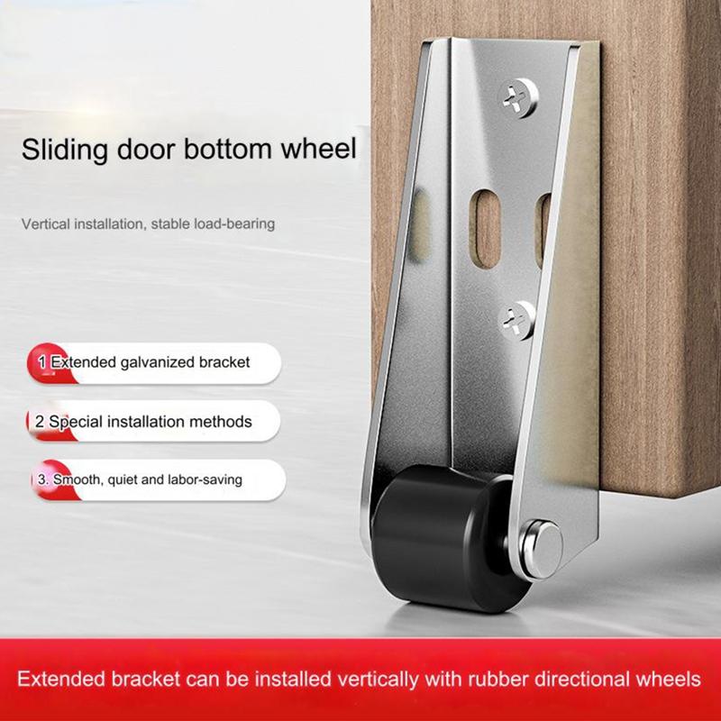 Door Pulley Caster Wheels Long Bracket Directional Caster Wheels ...