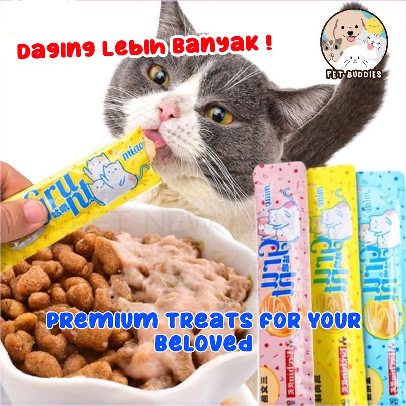 1 Pack Snack Kucing Kesayangan Kaya Nutrisi 100% Daging Asli - Shop ...