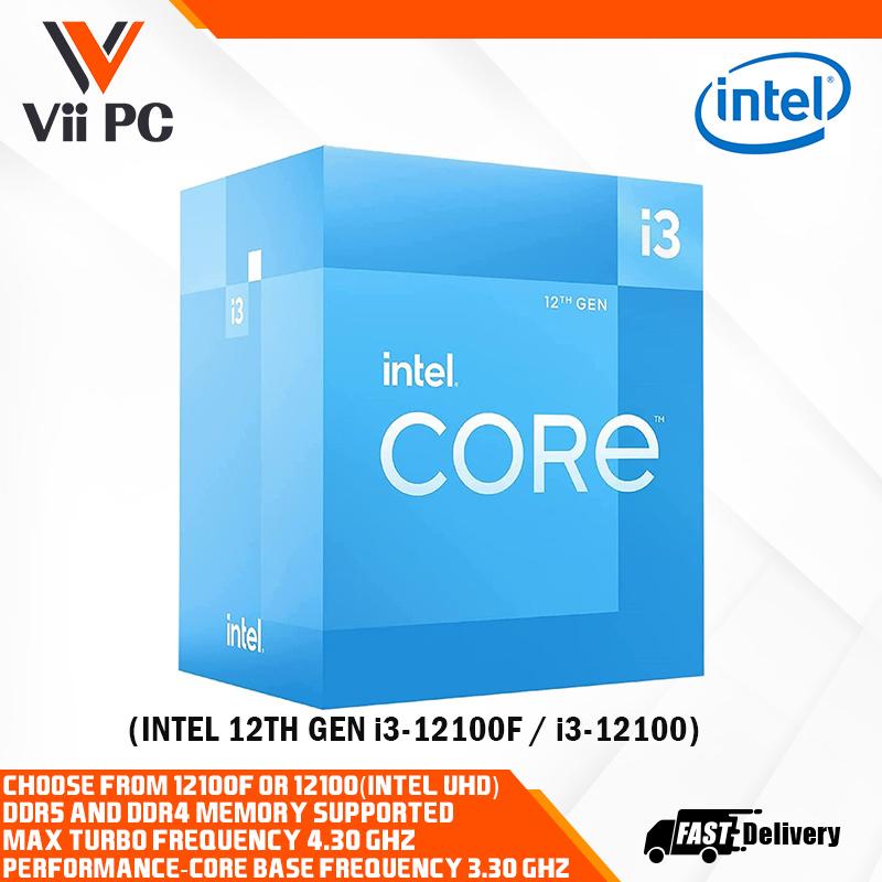 [LOCAL STOCK] INTEL i3-12100F, i3-12100 with Intel UHD Graphics ...