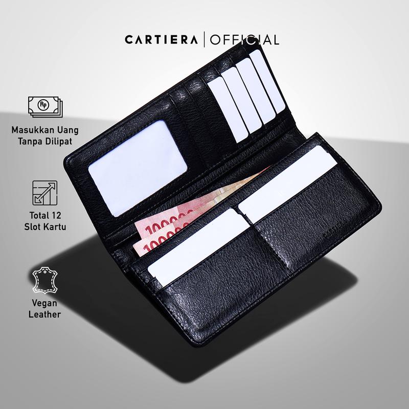 Cartiera Ebony Wallet Dompet Panjang Wanita Pria Simple Premium - Shop ...