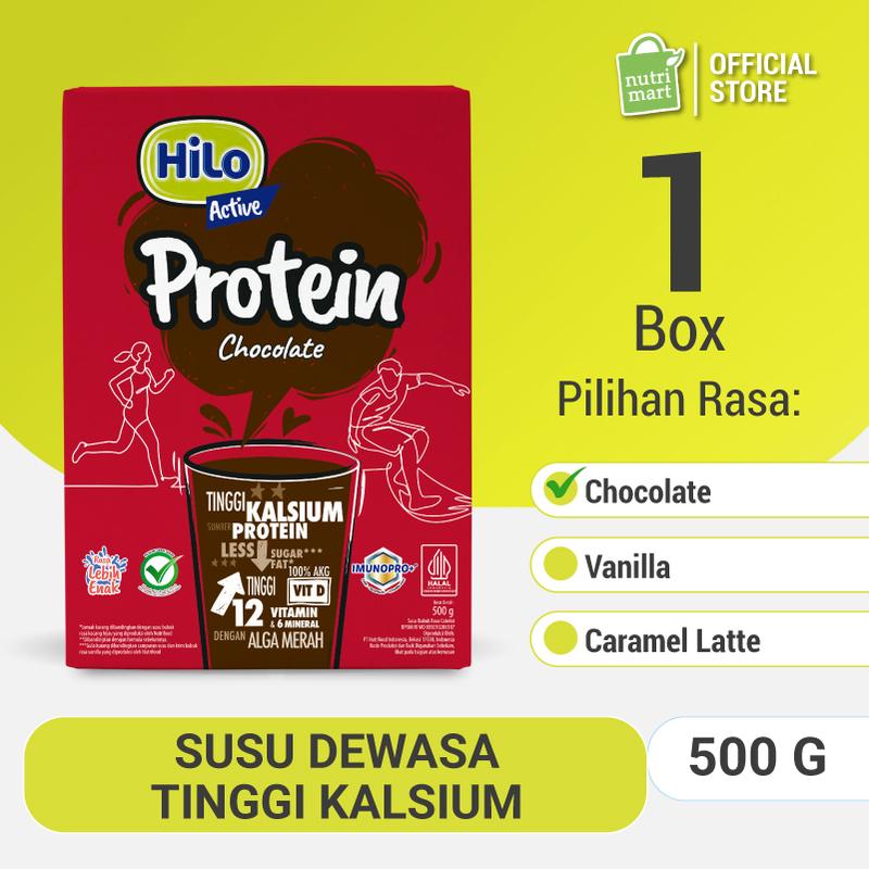 HiLo Active 500g dengan Alga Merah - Susu Tinggi Kalsium Lebih - Shop ...