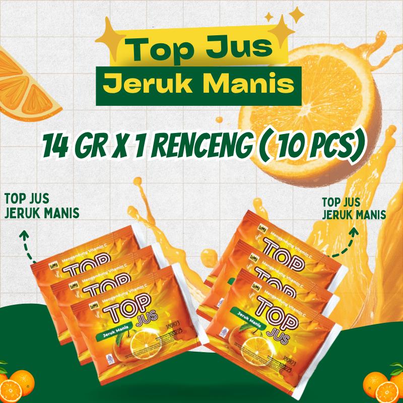 TOP JUS JERUK MANIS | 14gr x 1 renceng (10 pcs) - Shop | Tokopedia