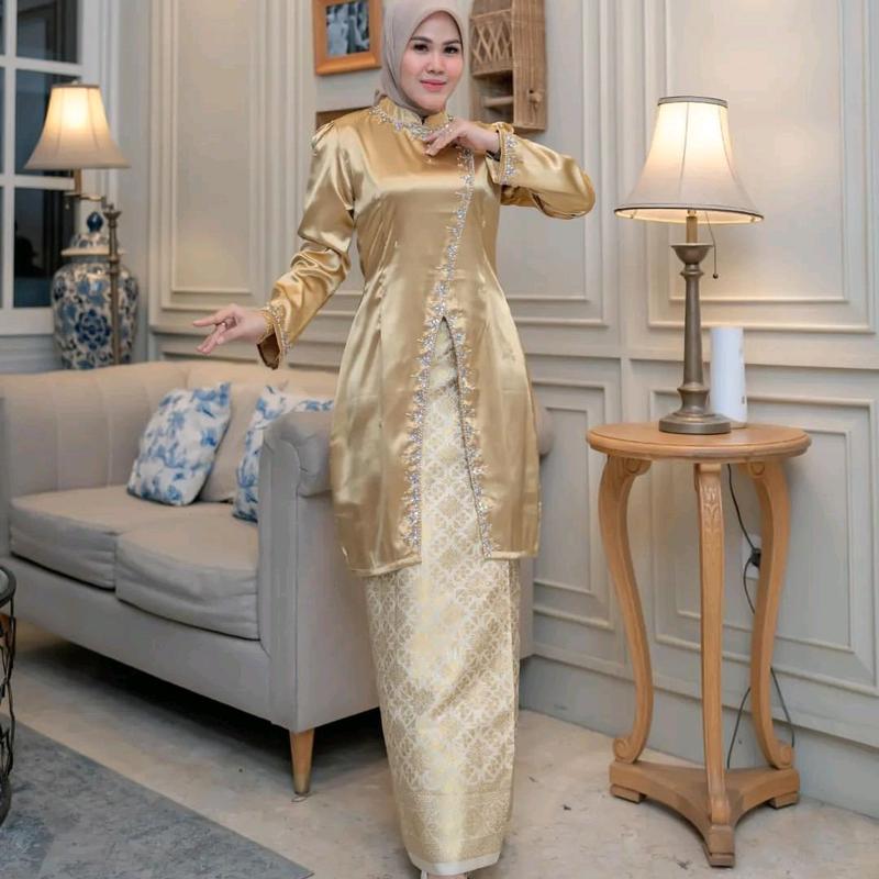 SAKURA SET 2// SETELAN KEBAYA SATIN PAYET MODERN// SETELAN KEBAYA ...