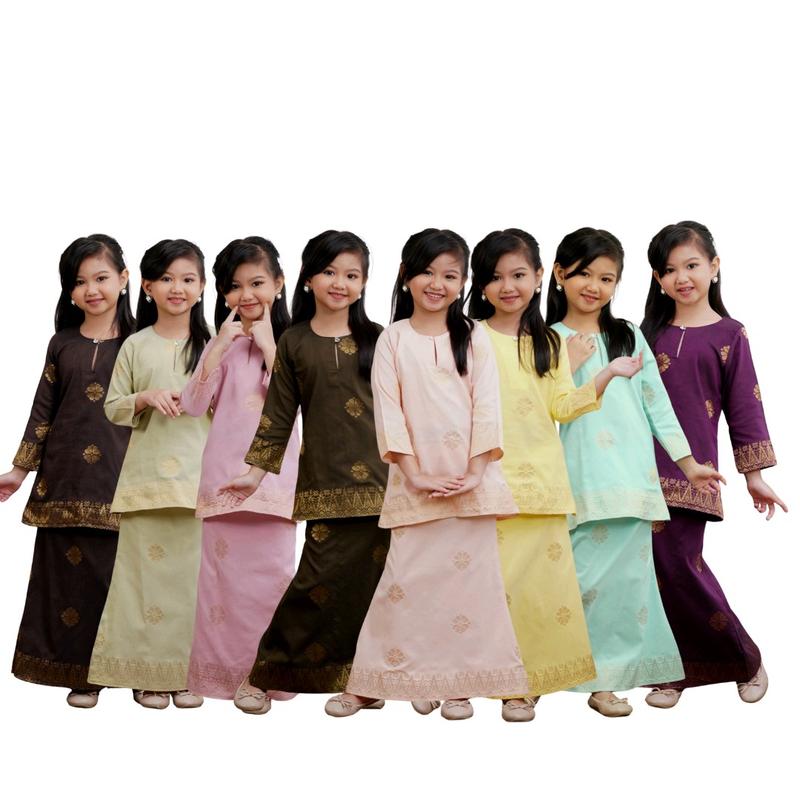 Kurung Riau Kids Songket Tenun Bunga Tabur | Raisya 2.0 - TikTok Shop ...