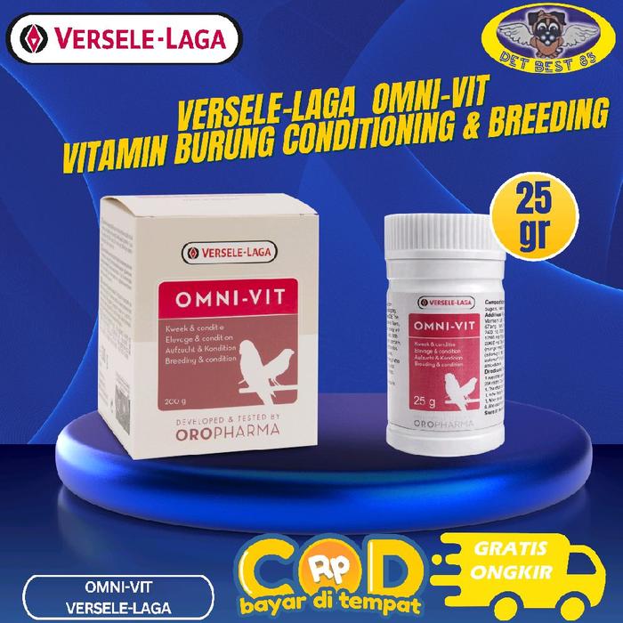Jual Omnivit 25gr vitamin bird breeding & condition Vitamin Burung ...