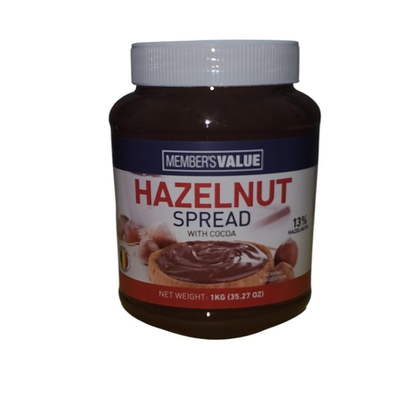 Member's Value Hazelnut Spread with cocoa 1kg - TikTok Shop Philippines