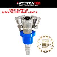 Jual PAKET KOMPLIT QUICK COUPLER 3 PASS + COUPLER PM 20 PRESTON TOOLS ...
