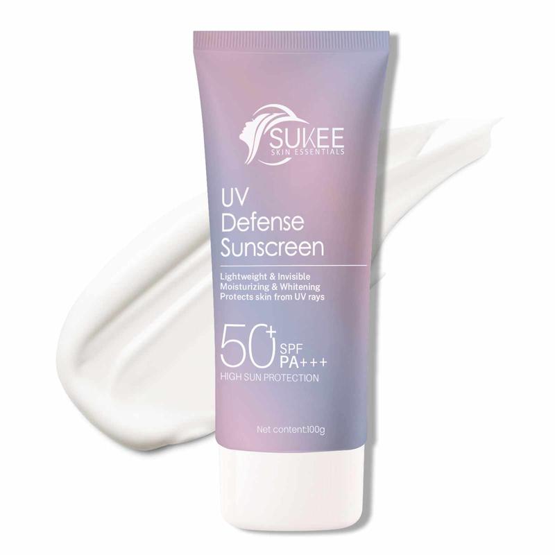SUKEE UV Defense Sunscreen SPF 50+++ | 100g for Maximum Protection ...
