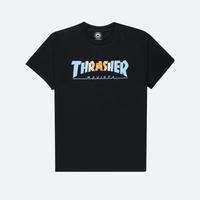 Promo Thrasher Argentina Black Tshirt Midweight Regular Fit - Pattern ...