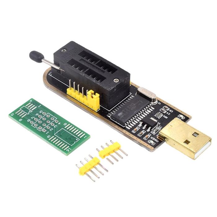 Jual Paket komplit Alat Flash bios IC CH341 CH341A USB Programmer ...
