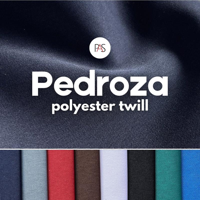 [MINIMAL 2X KLIK UNTUK 1 METER] Kain Polyester Twill High Twist - Shop ...
