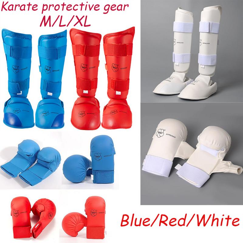 Karate Leg Protectors set WKF approved Boxing Gloves boy gir - TikTok ...