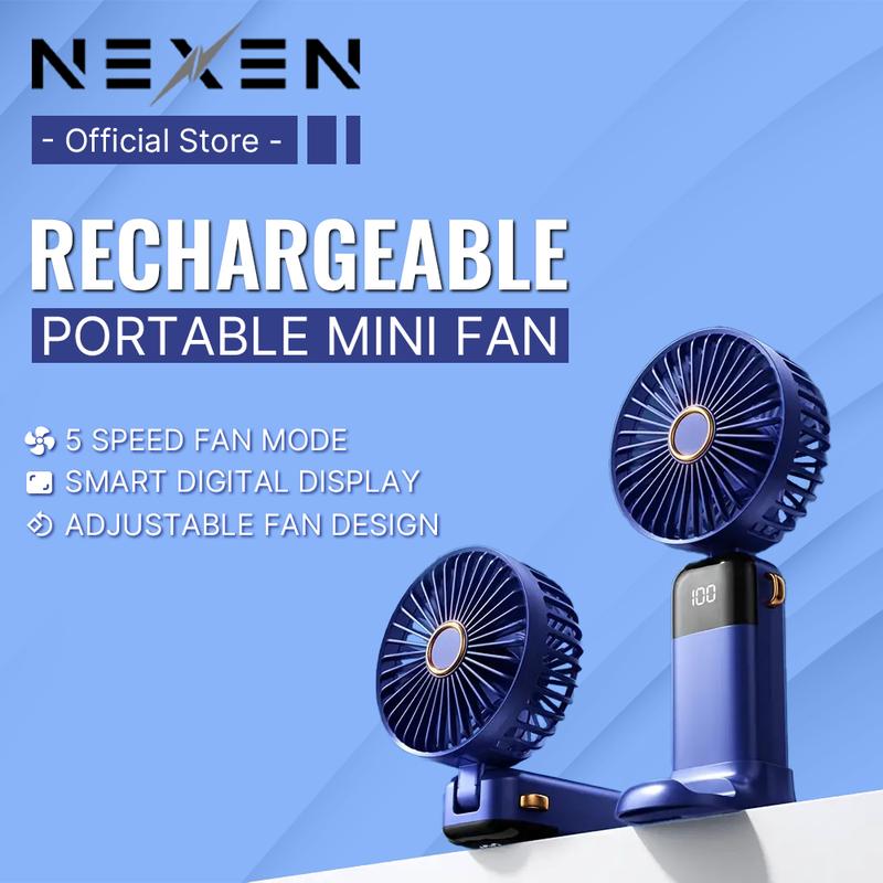 Portable Handheld Mini Fan 5 Speed Fan Mode Rechargeable USB - TikTok ...