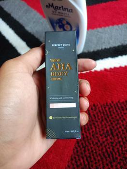PERFECT WHITE AHA Body Serum Whitening & Moisturizing | Hand - Shop ...