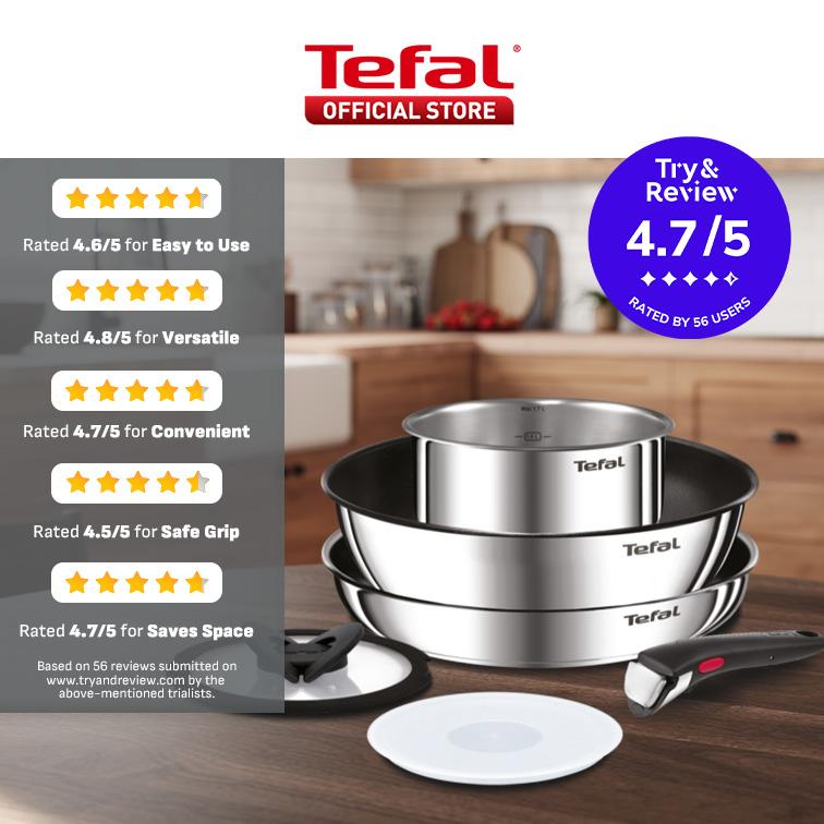 Tefal Ingenio Stainless Steel Sets- Edition (3pc) L897S3/Effective ...