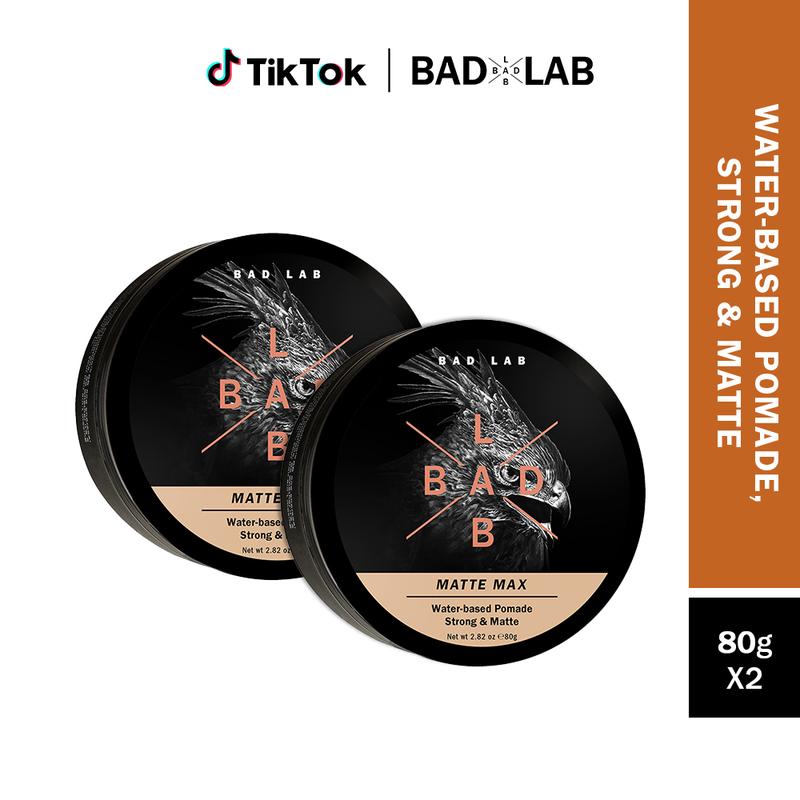 Bad Lab Pomade Berdasarkan Air (Daya Pegangan Kuat & Matte [Water-Based ...