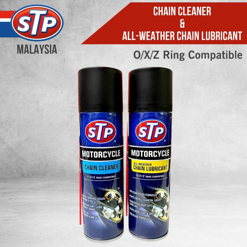 STP All Wheater Chain Lube & Chain Cleaner 240ML Motorcycle SPRAY ...