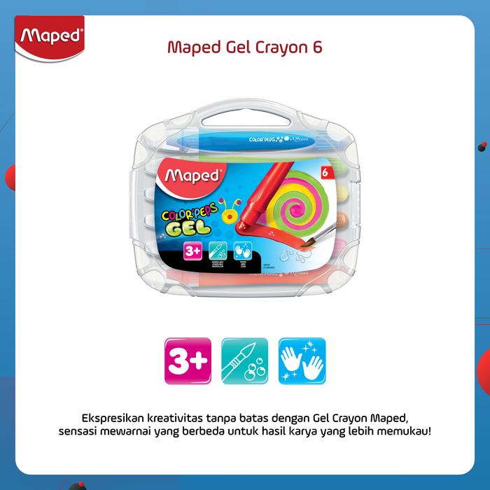 Promo Maped Gel Crayon 6 free kuas - Jakarta Timur - Maped Store ...