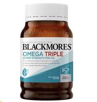 Jual Blackmores Omega Triple 150 Capsules Super Strength Fish Oil - ED ...