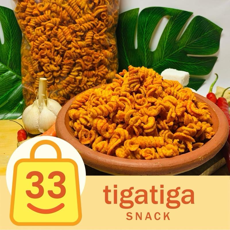 Tiga Tiga Snack - Makaroni Spiral Ulir Balado 1Kg | Snack Makaroni Uril ...
