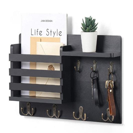 Key Holder Wall Mounted Mail Holder Key Hanging Rack with 10 - TikTok ...