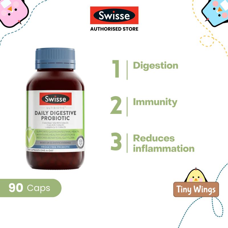 Swisse Ultibiotic Daily Digestive Probiotic 30 / 90 Capsules - TikTok ...